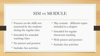 Strategic intervention material (sim) 102 | PPTX