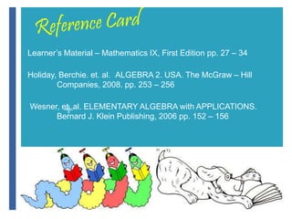 Strategic intervention materials on mathematics 2.0 | PPTX