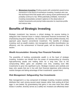 Strategic Investing Benefits: Unlocking the Power of Strategic ...