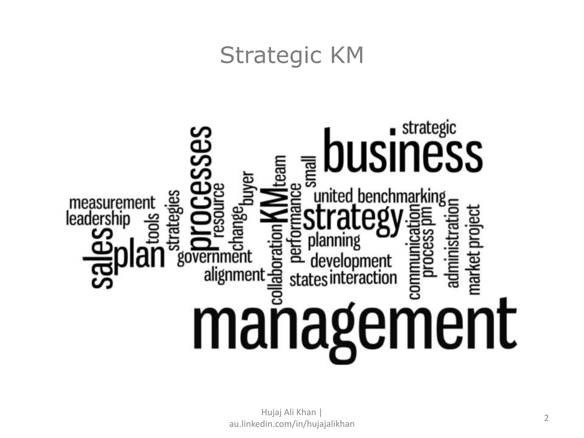Strategic knowledge management | PPT