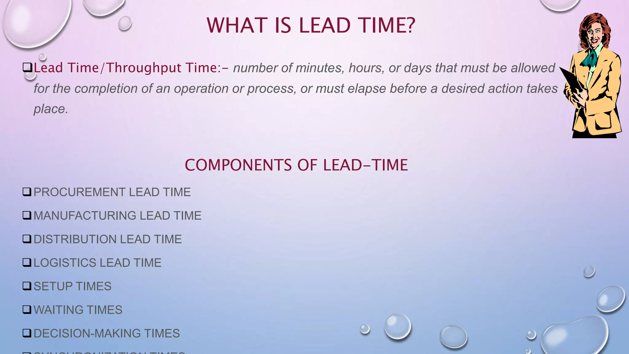 Strategic Lead Time Management | PPTX