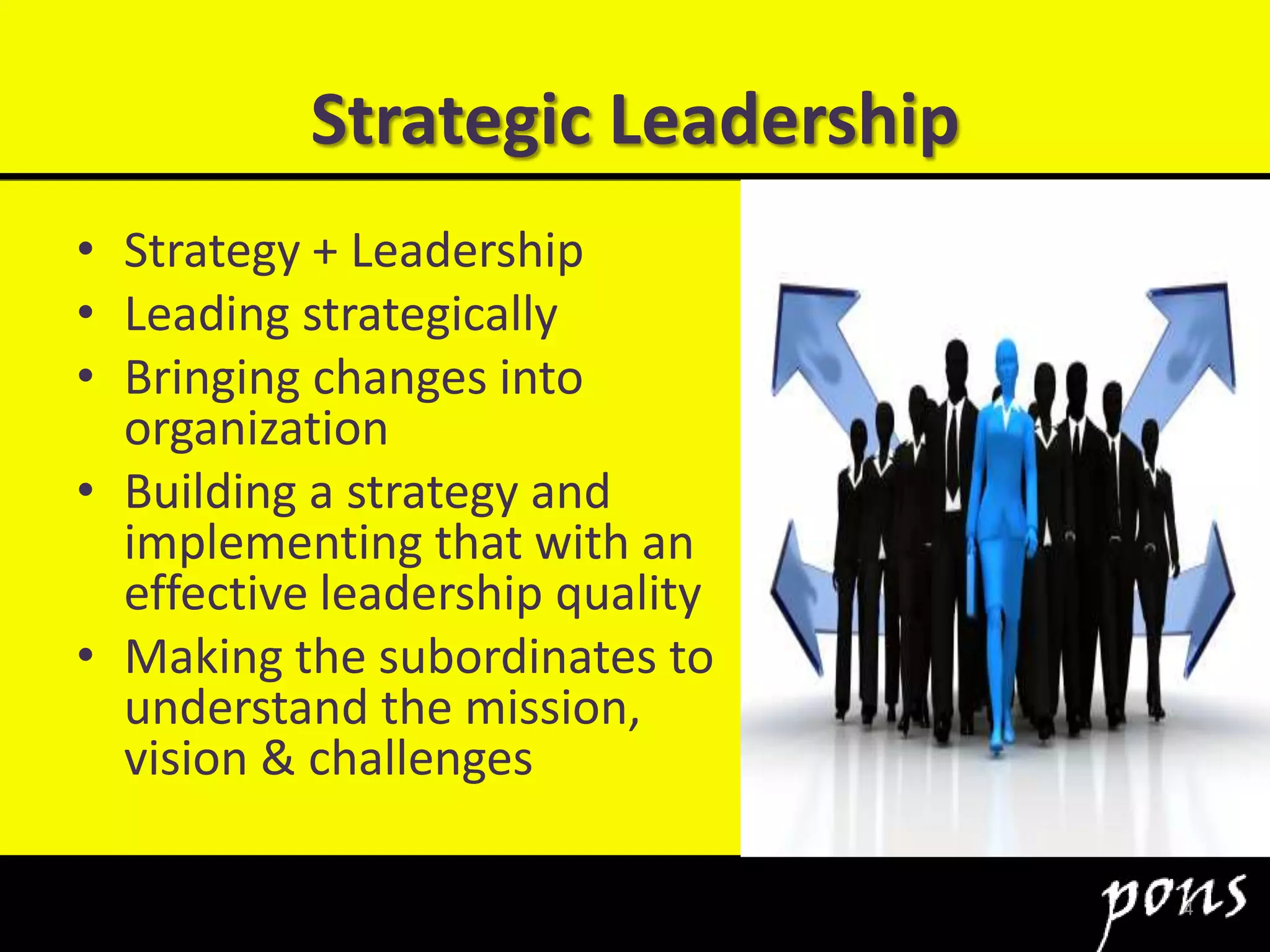 Strategic leadership SPL reference with HARVARD BUSINESS REVIEW | PPTX