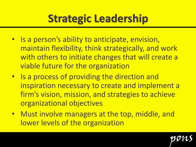 Strategic leadership SPL reference with HARVARD BUSINESS REVIEW | PPTX ...