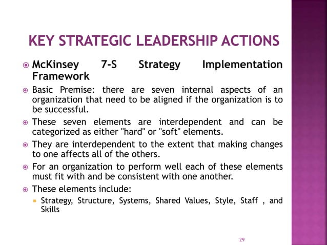 Strategic leadership | PPTX