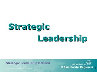 Strategic Leadership Defined | PPT