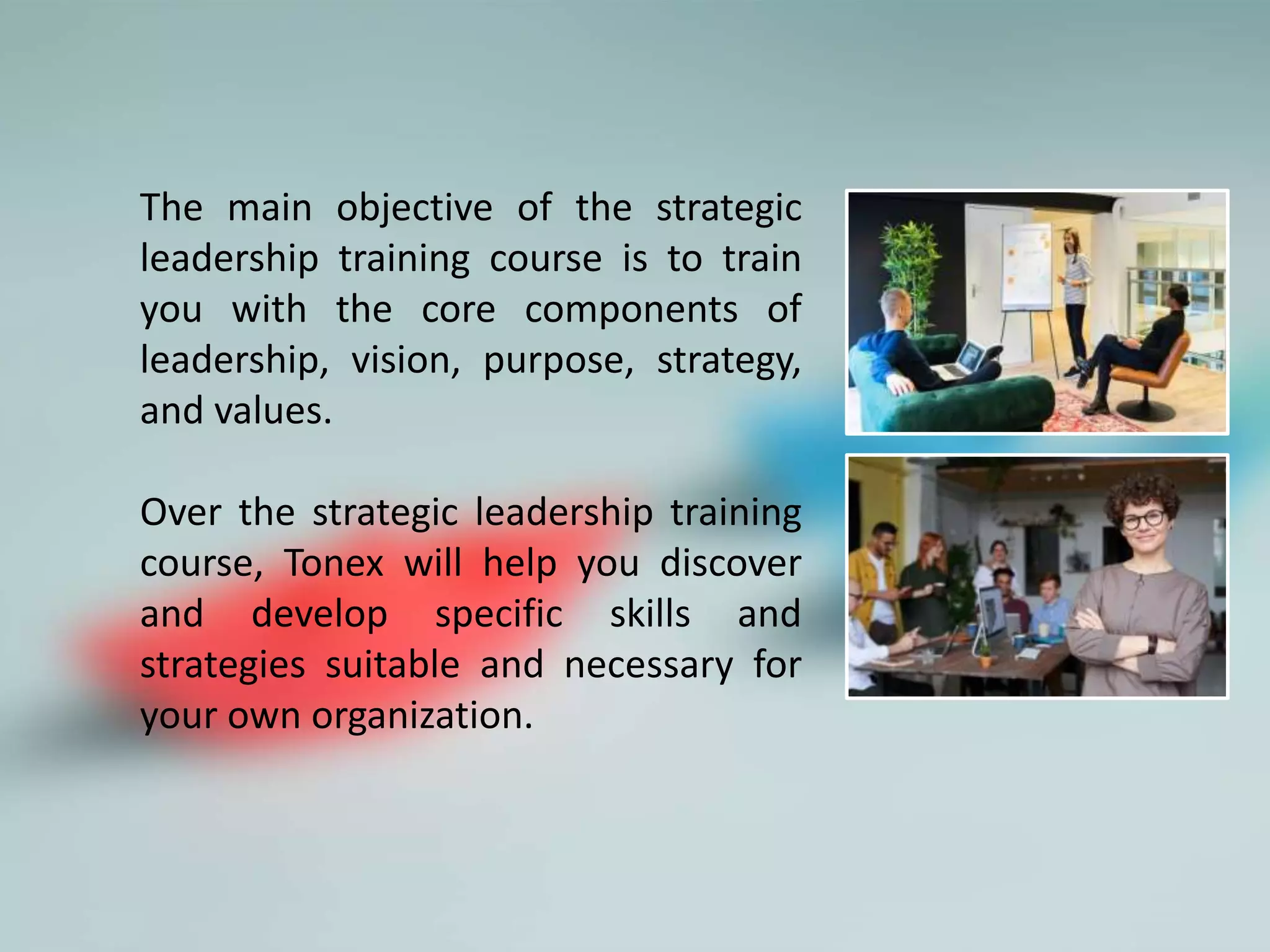 Strategic leadership training for strategic leaders | PPTX