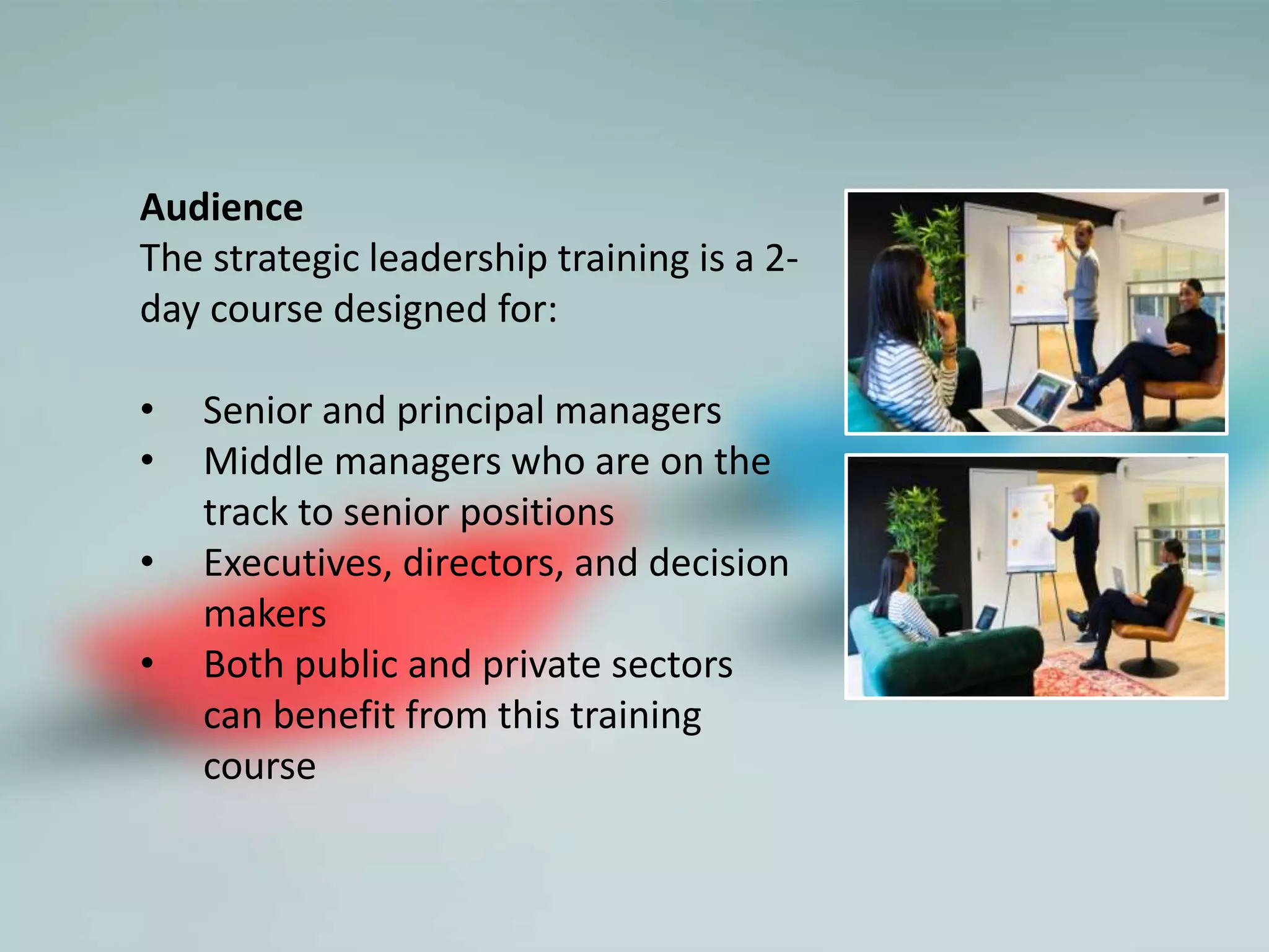 Strategic leadership training for strategic leaders | PPTX
