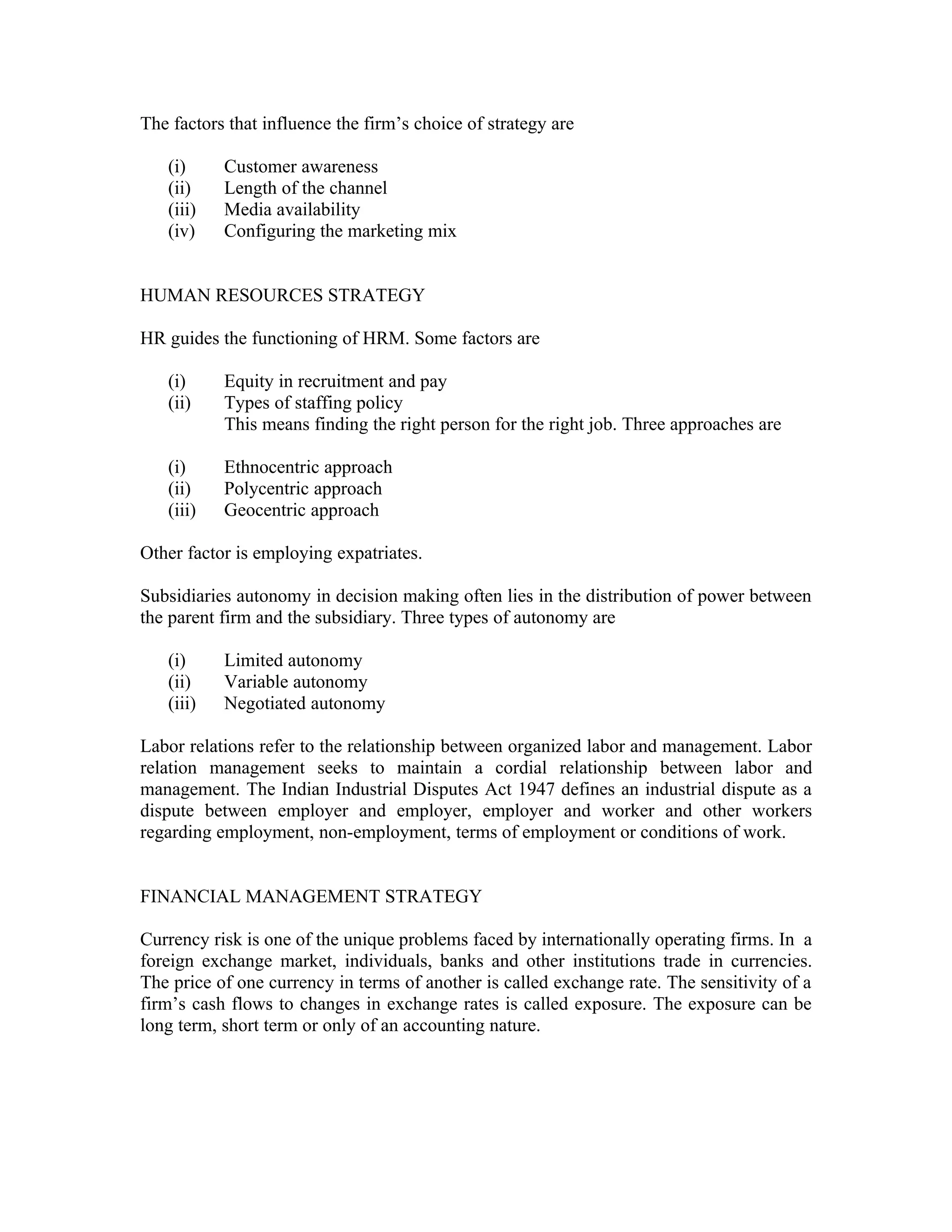 Strategic management | DOC