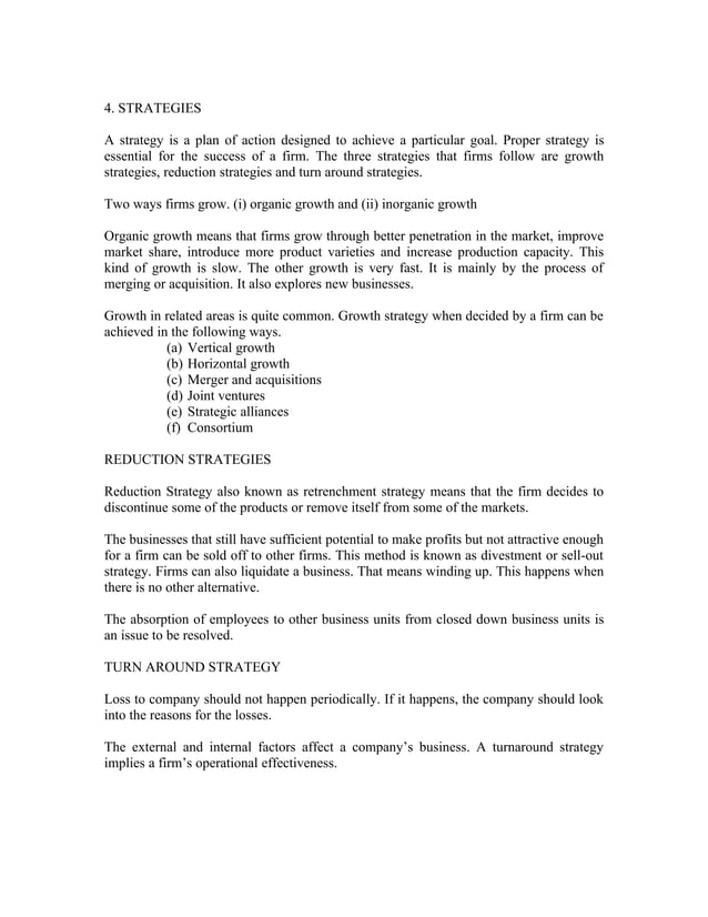 Strategic management | DOC