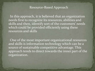 Role Of IT In Strategic management | PPTX