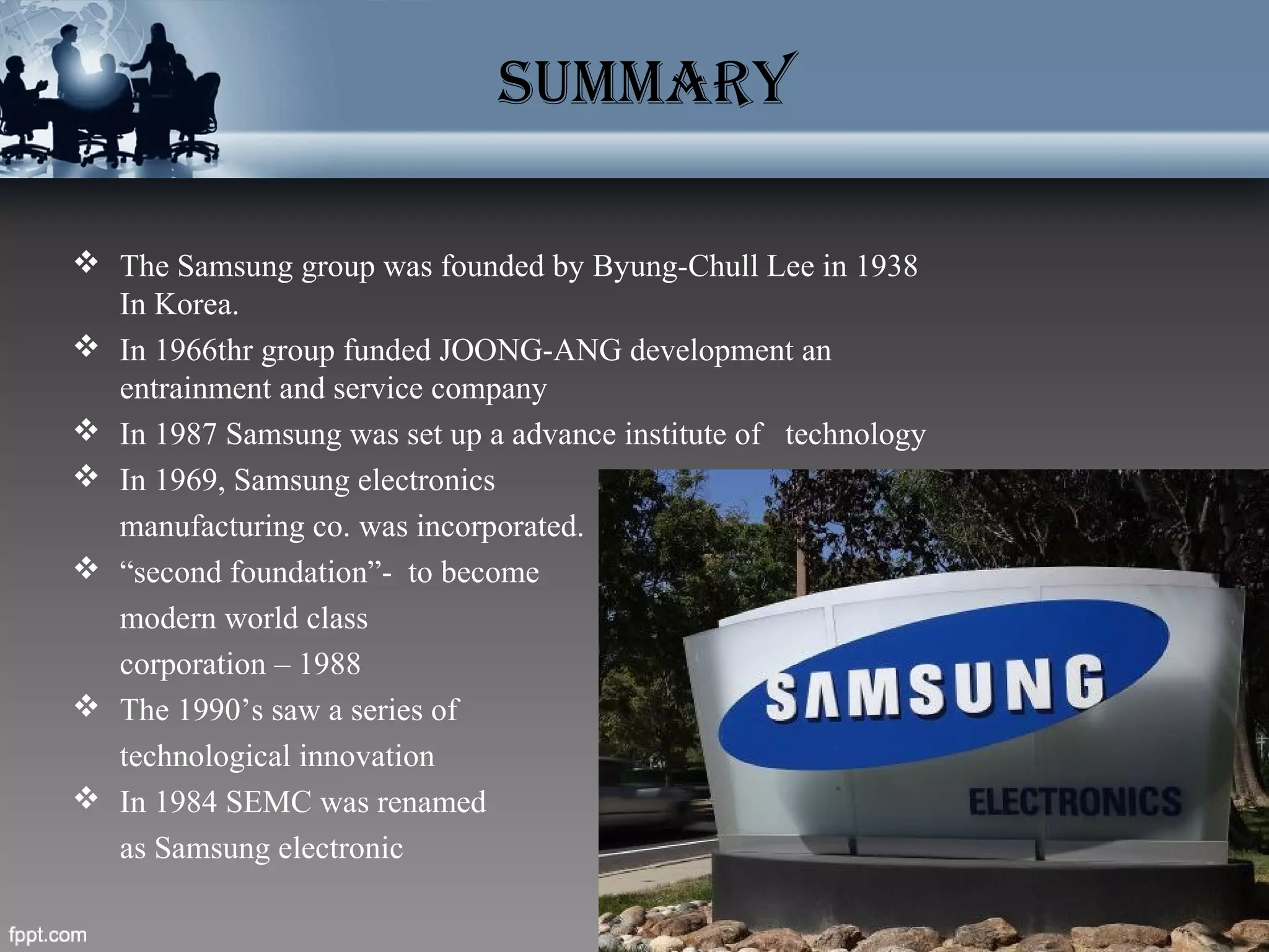 SAMSUNG ELECTRONICS: SUCCESS BY DESIGN case study (Strategic management ...