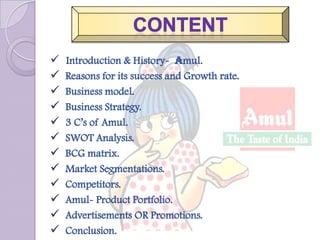 "Amul" Detail analysis.... | PPTX