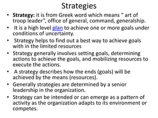 Strategic management | PPTX