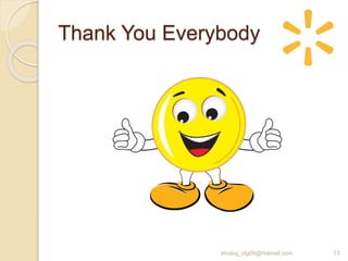 Working Condition of Wal-Mart. Abdul Motaleb | PPT