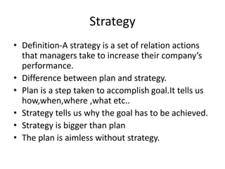 Strategic management | PPTX