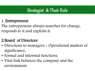 Strategic management | PPTX