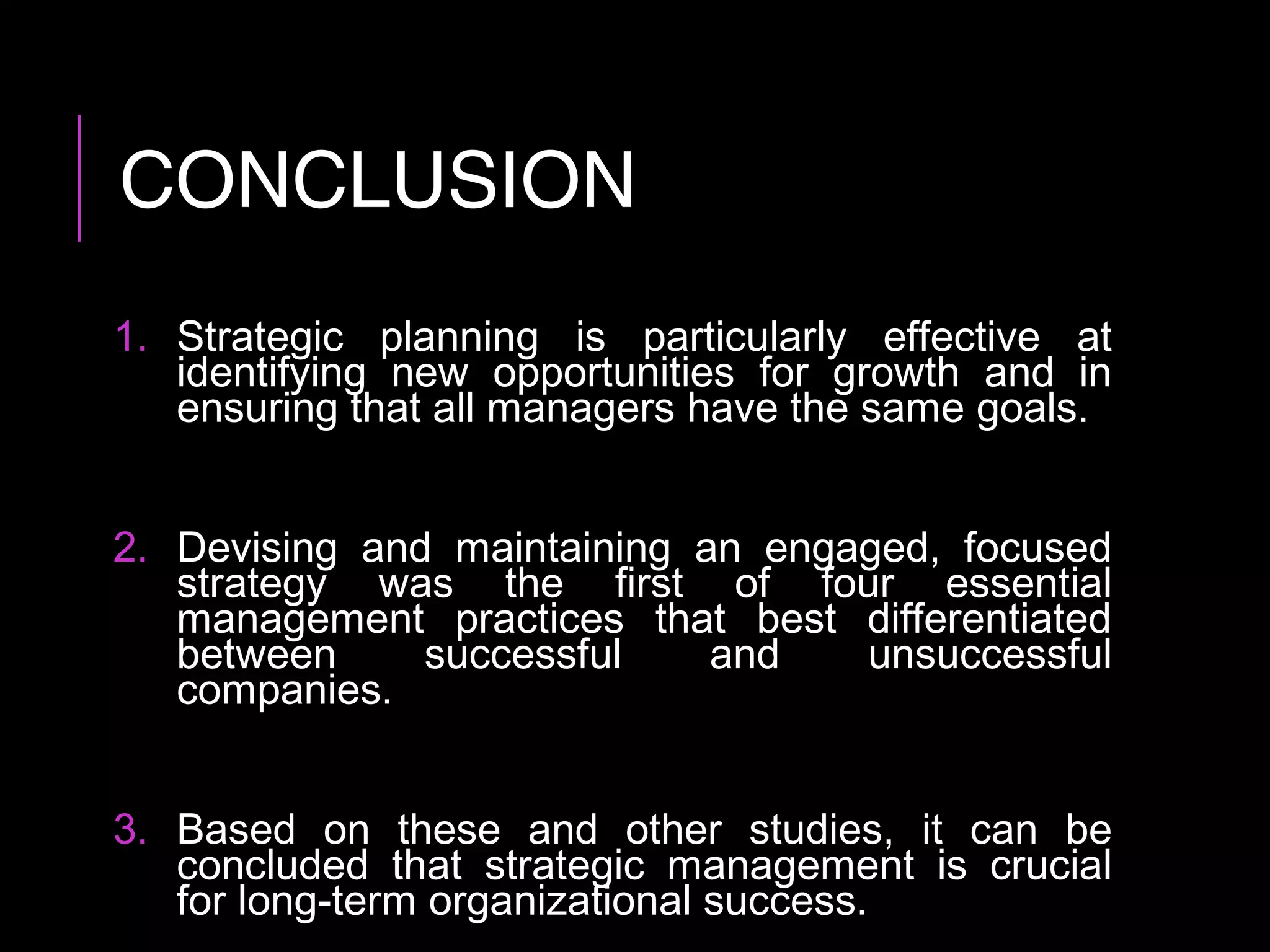 Strategic management : A basic introduction to the concept | PPT