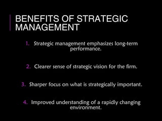 Strategic management : A basic introduction to the concept | PPT
