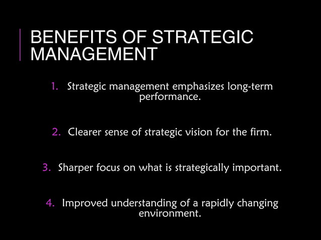 Strategic management : A basic introduction to the concept | PPT
