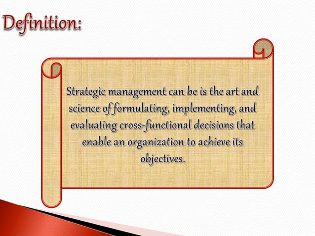 Introduction Of Strategic Management | PPTX | Business Administration ...