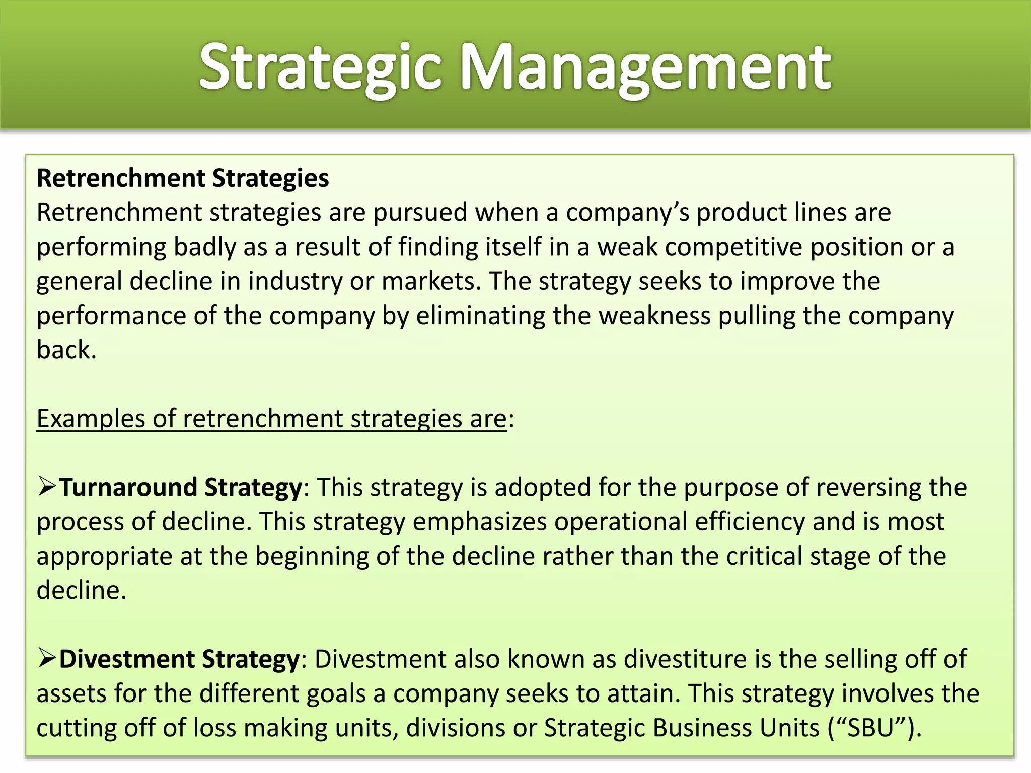 Strategic management | PPTX