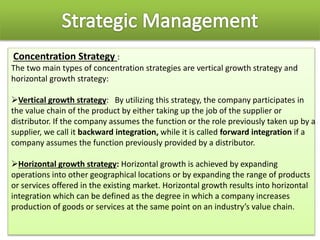 Strategic management | PPTX