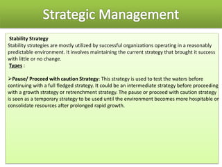 Strategic management | PPTX