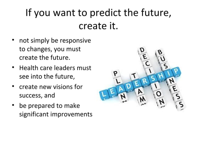 Strategic Management of Healthcare Organizations | PPT | Health ...
