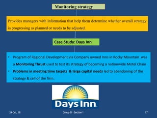 Estabilishing Strategic Control | PPT