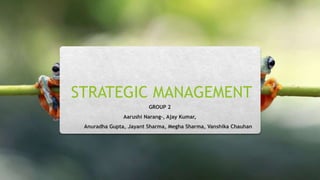 Strategic management of ITC | PPTX