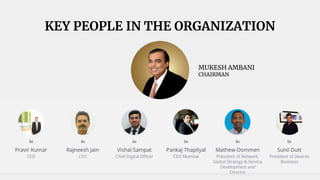 Strategic management:Evolution of JIO infocomm | PPTX