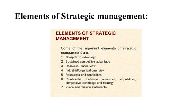 Strategic Management Pdf