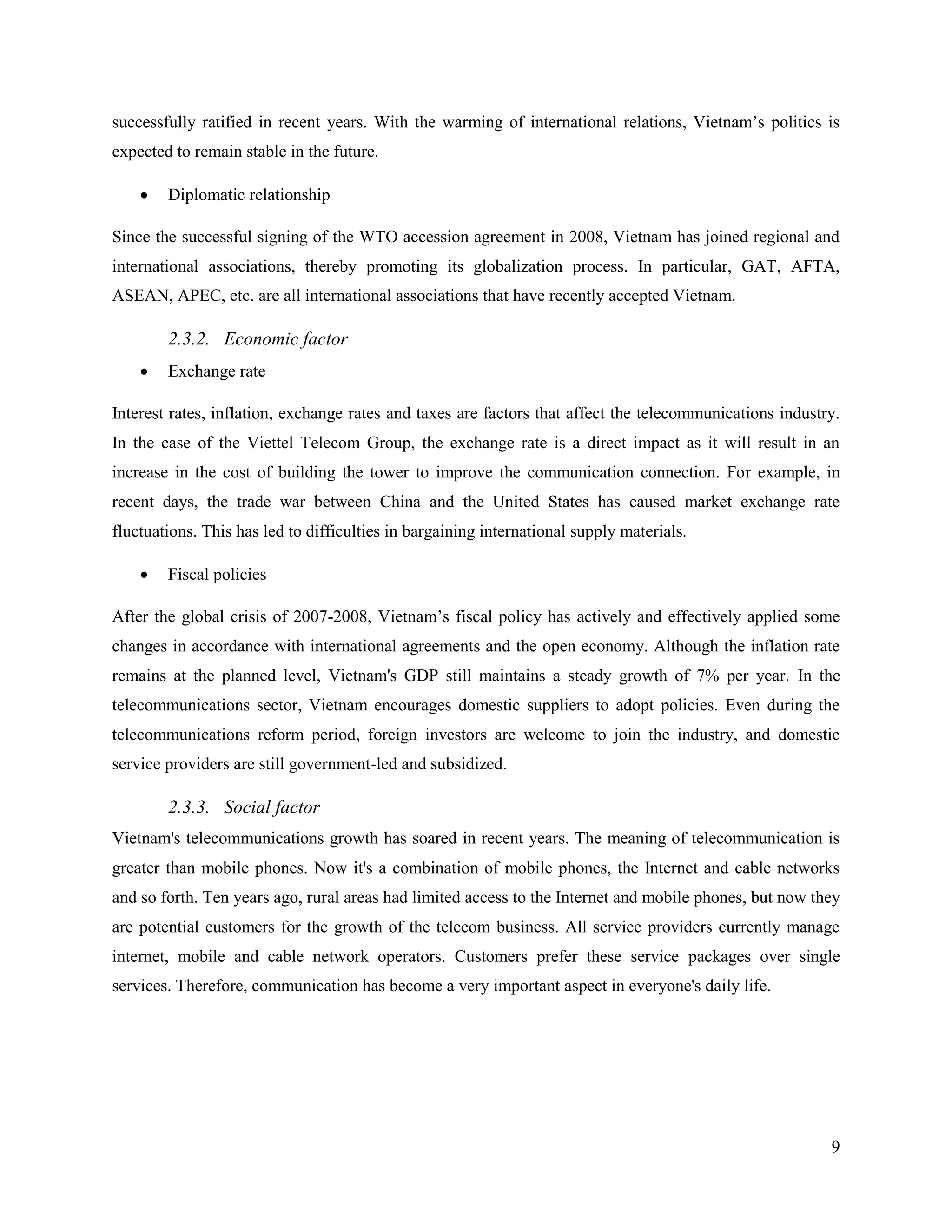 STRATEGIC MANAGEMENT VIETTEL TELECOM GROUP | DOCX