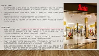 Strategic management Bata Limited | PPTX