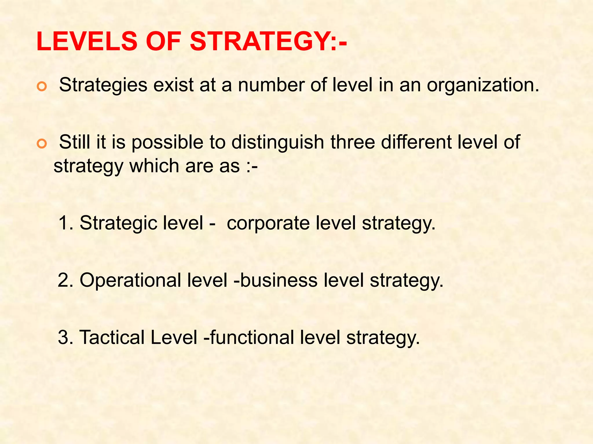 Strategic management | PPTX | Business Administration | Business