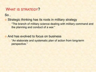 Strategic management | PPTX