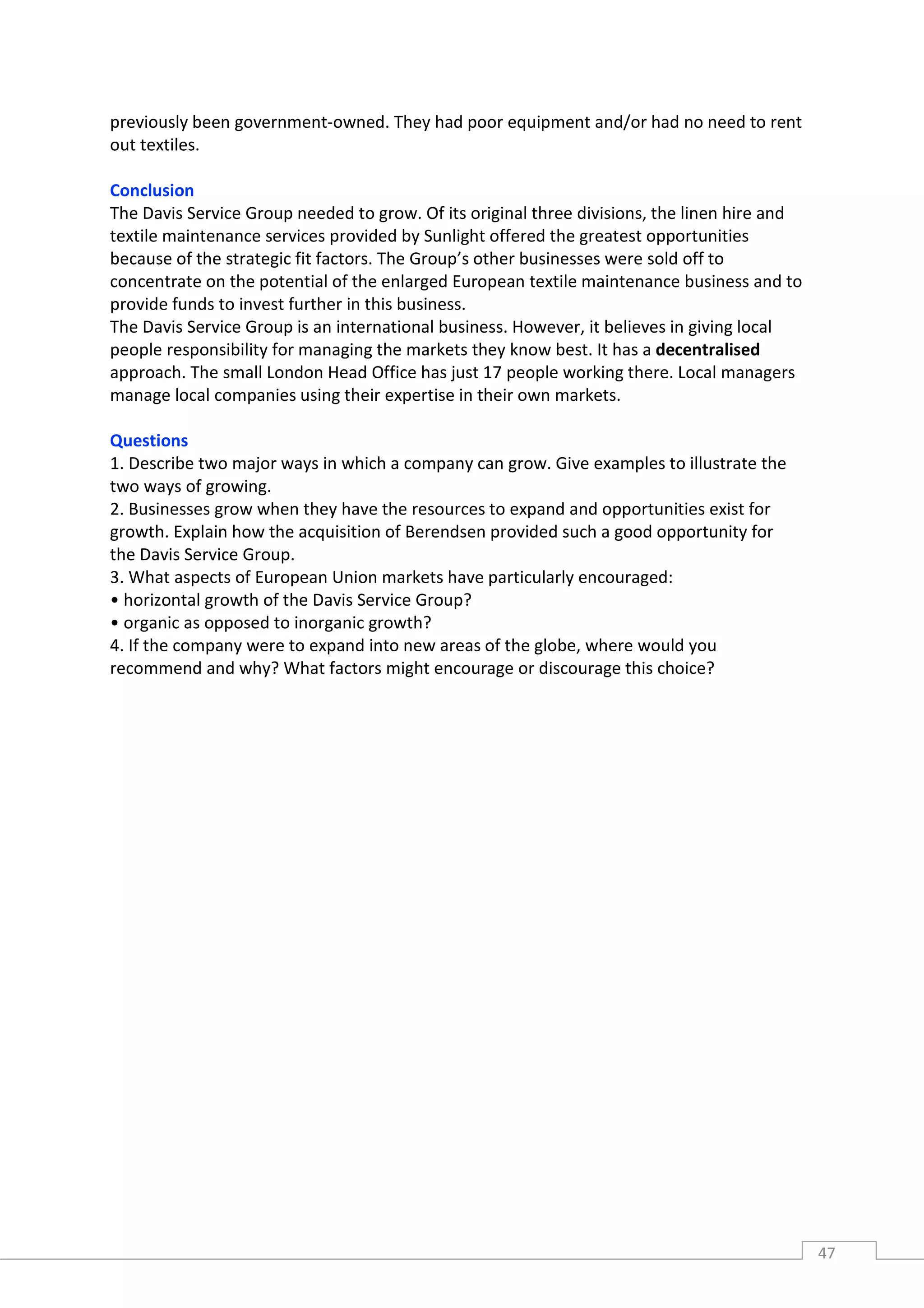 Strategic Management Case Studies Mg | PDF