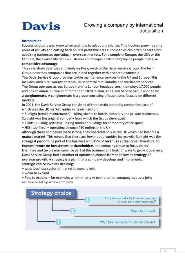 Strategic Management Case Studies Mg | PDF