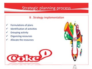 Strategic management of coca cola India for BMS students | PPTX