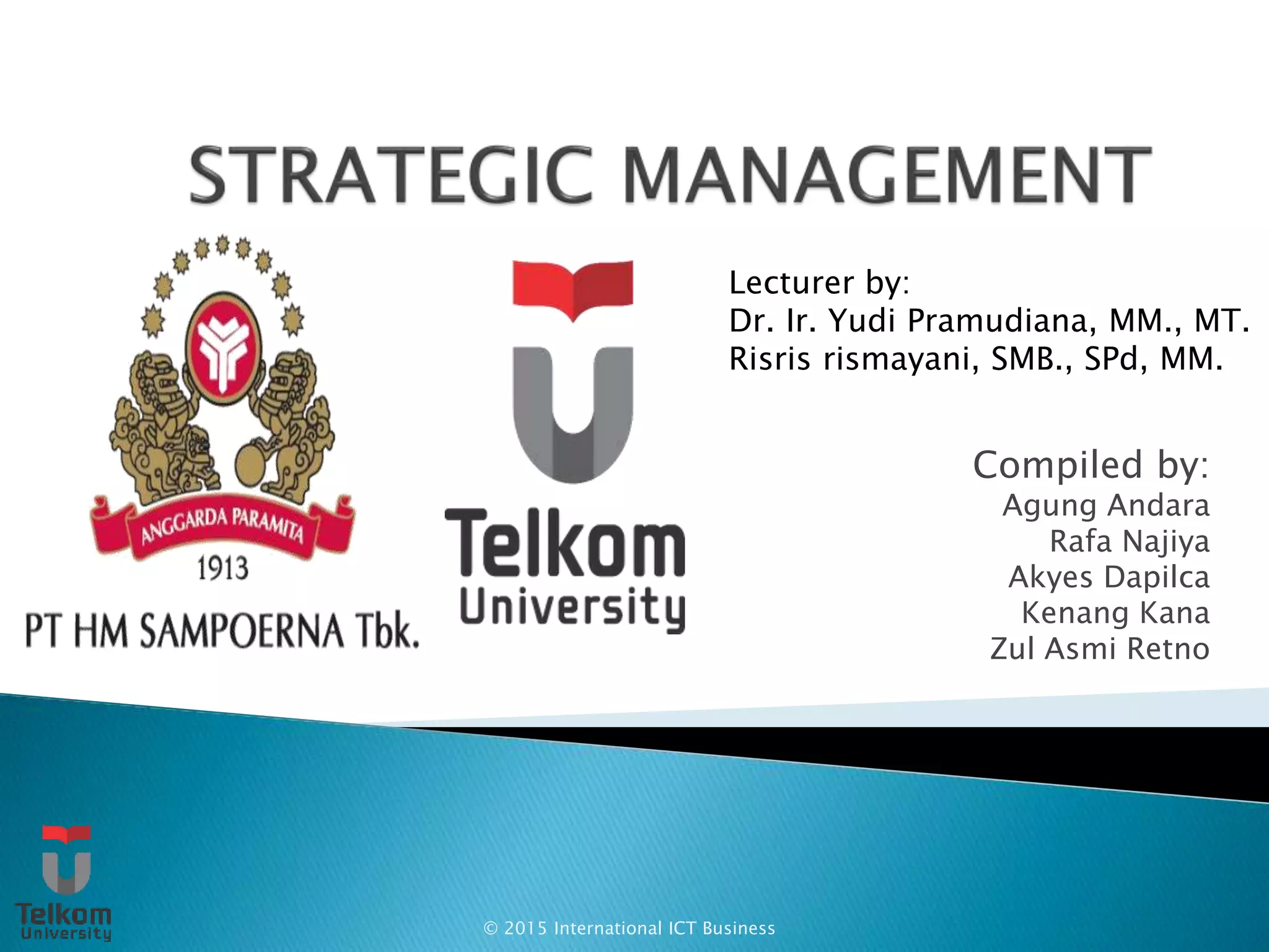 Strategic Management of PT HM Sampoerna Tbk. | PPTX