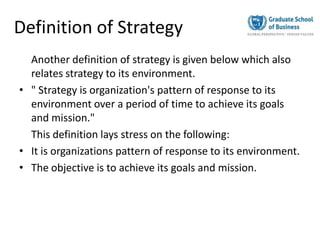 Strategic management Introduction | PPT