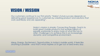 Strategic management Nokia | PPT