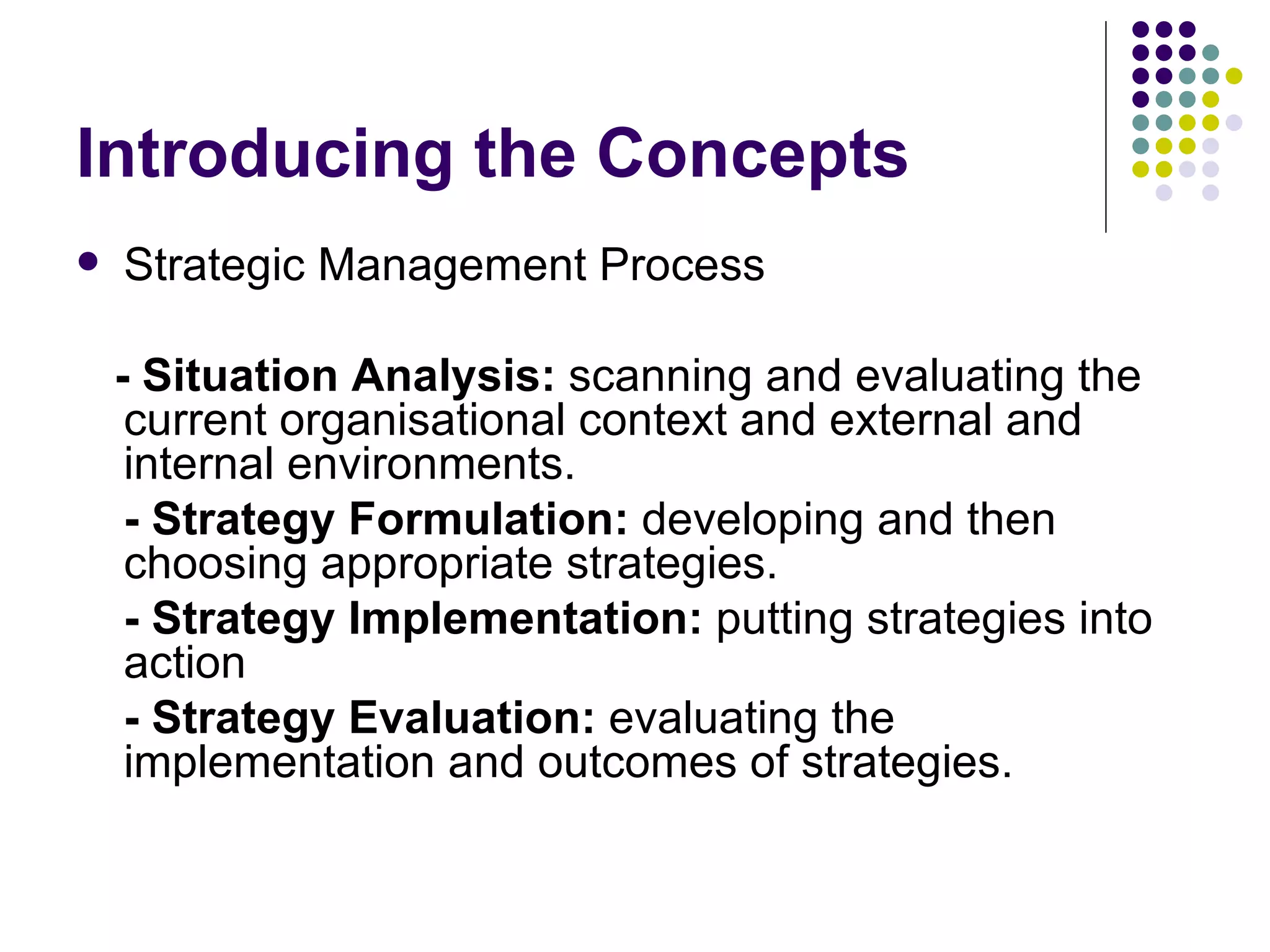 Strategic Management Presentation Session 1 | PPT