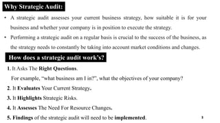 Strategic Management- Strategic Audit- MBA | PPTX