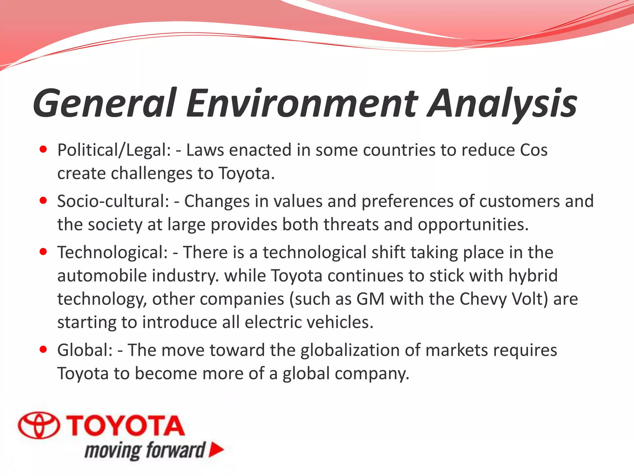 Strategic management toyota case study | PPTX