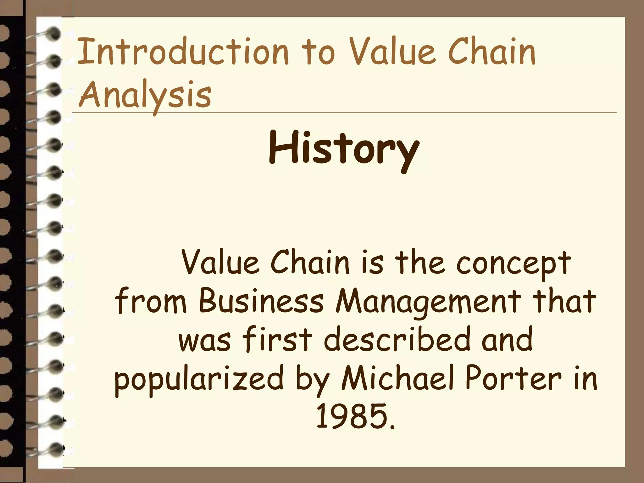 Strategic management: Value Chain Analysis | PPTX