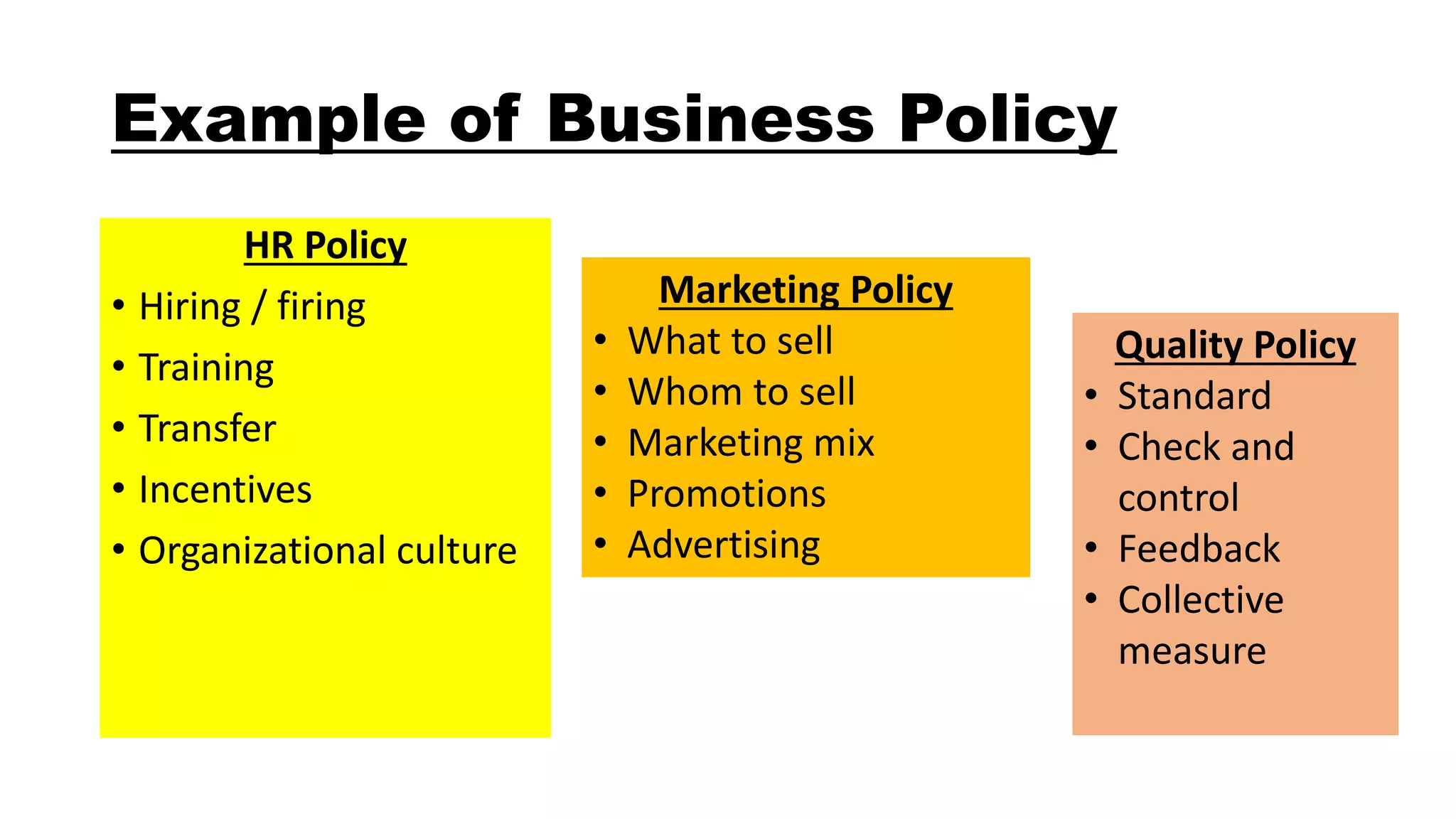 Strategic management and business policy | PPTX