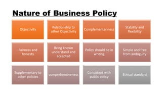 Strategic management and business policy | PPTX