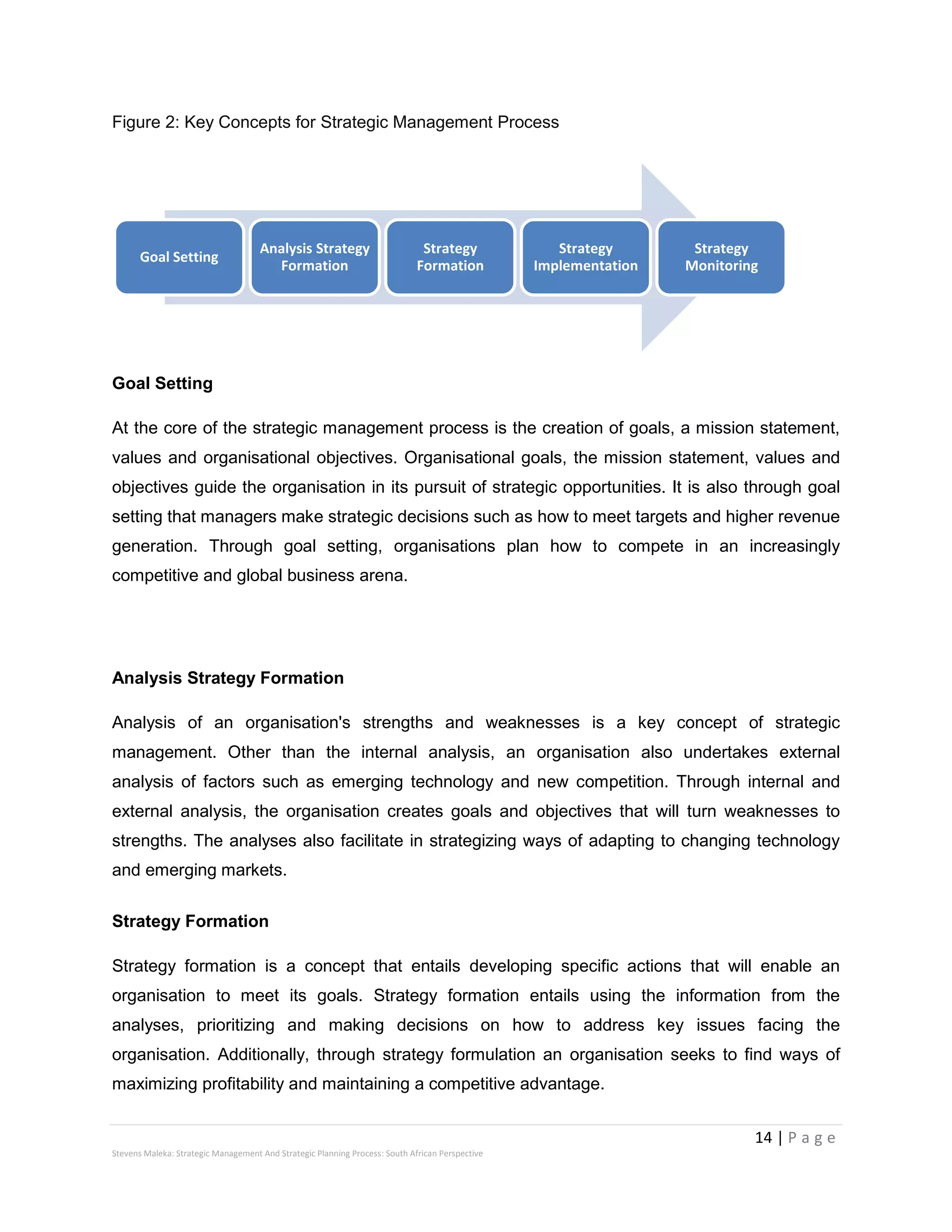 Strategicmanagementandstrategicplanningprocess chapter | PDF