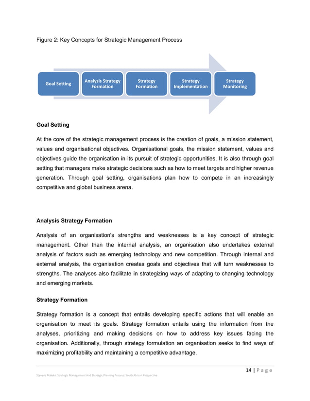 Strategicmanagementandstrategicplanningprocess chapter | PDF
